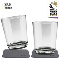 Silwy Magnet-Trinkbecher 250 ml 2er-Set, pearl grey