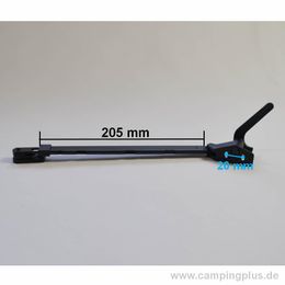 HOBBY Fensteraussteller rechts mit Riegel schwarz, 205 mm (2007 - 2015)