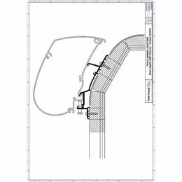 Thule Adapter LMC Explorer und Cruiser ab Baujahr 2018, Serie 6 und 9, L&auml;nge 5,5