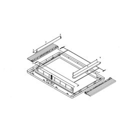 Dometic Innenrahmen komplett f&uuml;r Midi Heki FL B&uuml;gelversion (4460004048)