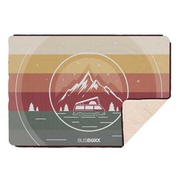 BUSBOXX Schlafdecke PillowBlanket Red Stripe