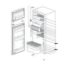 Thetford Gitterrost gro&szlig; f&uuml;r K&uuml;hlsch. N175 (Nr. 63174308)