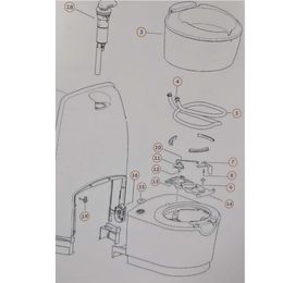 Thetford Sp&uuml;lrohr und D&uuml;se f&uuml;r SC224CW