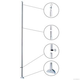 Brand Zelte Brand Orkanst&uuml;tze Alu 28mm mit B&uuml;gelfu&szlig;, 165-260cm