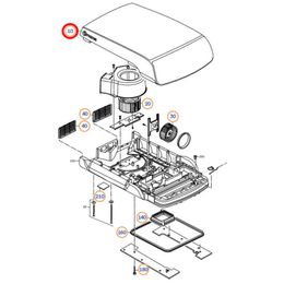 Truma Geh&auml;use-Oberschale komplett f&uuml;r Klimaanlage Aventa comfort