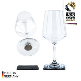 Silwy Magnet-Kunststoffglas WEIN CLASSIC 2 x Weingl&auml;ser 550 ml
