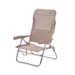 Crespo Strandstuhl AL/223 7-fach verstellbar beige