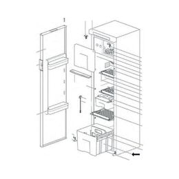 Thetford Gem&uuml;sefach zu K&uuml;hlschrank N3142/N4142 (Nr. 69145708)