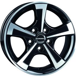 Borbet Alufelge CWT, black polished glossy, 15 Zoll f&uuml;r Wohnwagen