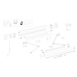 Thule Notkurbel-Aufsatz f&uuml;r Motor-Version Omnistor 5200/6300 (Nr. 1500603196)