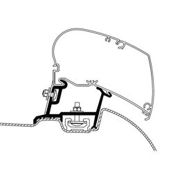 Thule Adapter MB Sprinter ab 2007, VW Crafter 07-2016, f&uuml;r Serie 6