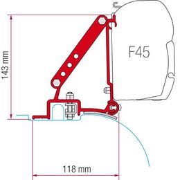 Fiamma Kit F45 - Ducato ab 03/2006 (High Roof)