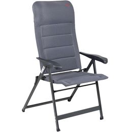 Crespo Campingstuhl M Air Deluxe Spezial extra flach, grau