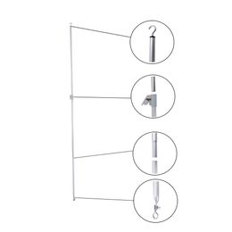 DWT Dachhakenstange Alu 28 x 1 mm m. GripStop, 170-260 cm