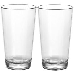 Gimex Latte Macchiato Glas klar, 2er Set