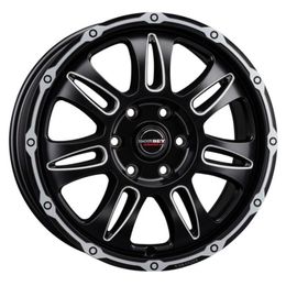 Borbet Alufelge CW8, 8x18 Zoll,Sprinter ab Bj. 06,black rim window polished matt