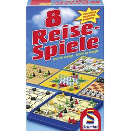 SCHMIDT Spiel 8 Reise-Spiele, magnetisch