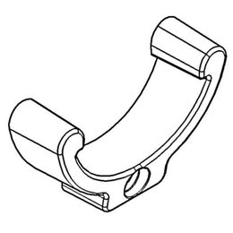 BR-Systems Endkappe Fahrradschiene f&uuml;r Bike Lift