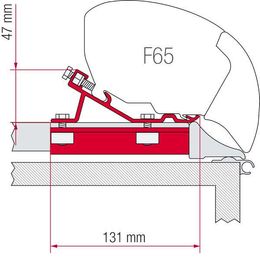 Fiamma Kit Caravan Fixing Bar f&uuml;r F65, F80