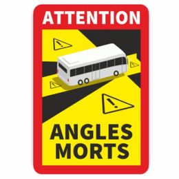 Aufkleber Toter Winkel Angles Morts