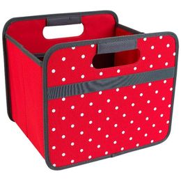 Meori Faltbox Classic hibiskus rot gepunktet, S