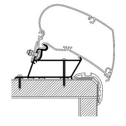 Thule Adapter passend f&uuml;r Malibu Roof, 450 cm