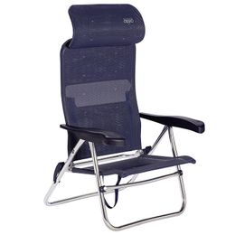 Crespo Strandstuhl Beach Chair Alu, blau