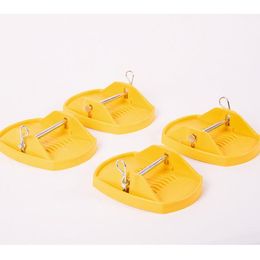carbest St&uuml;tzplatten 4 St&uuml;ck,gelb