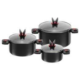 Ballarini Topfset 3-teilig mit Deckel