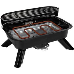 Princess Hybridgrill Elektro- und Holzkohlegrill