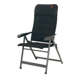 Crespo Campingstuhl M Air Deluxe Spezial extra flach, schwarz