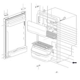 Thetford Abdeckung Gem&uuml;sefach f&uuml;r K&uuml;hlsch. (Nr. 62664112)