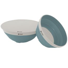 Outwell Collaps Schüssel und Sieb Set, graublau