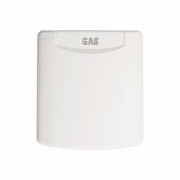 ABL Gas-Aussensteckdose, reinwei&szlig;