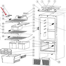 Thetford LED Beleuchtung mit Geh&auml;use f&uuml;r T2160/2175 Kompressor (Nr. 692779)