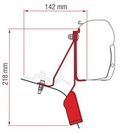 Fiamma Kit F45 - Ford Custom Nugget ab 2019