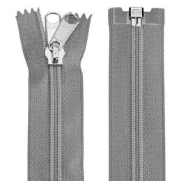 Coats Opti 1-Wege-Zeltrei&szlig;verschluss teilbar grau, 240 cm