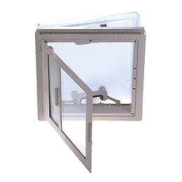 MPK Dachhaube Modell 29 mit Klapprahmen/Rollo, beige (280 x 280 mm)