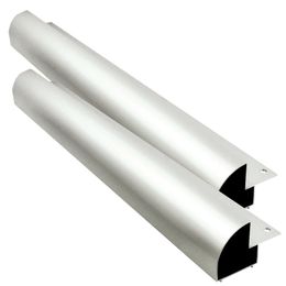 Solara Haltespoiler-Set AS680, 2 St&uuml;ck - silber