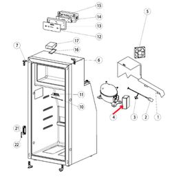 Thetford Steuerbox f&uuml;r K&uuml;hlschrank T2090 Kompressor (Nr. 691391)