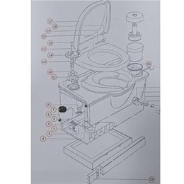 Thetford Feder Halteklammer f&uuml;r C1/C2/C3/C4 (Nr. 16169)