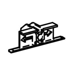 Thule St&uuml;tzfu&szlig;-Arretierung Frontblende Omnistor 4900/4200 (Nr. 1500602233)