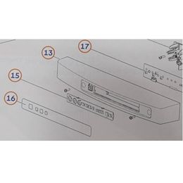 Thetford Geh&auml;useblende Bedienpanel K&uuml;hlschrank Rechtsanschlag 10 mm (Nr.69146)