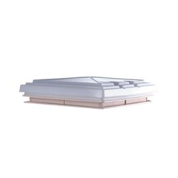 MPK Dachhaube Modell 32, 320 x 360 mm, Rahmen beige