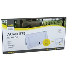 Haba Serviceklappe Crusader Athos - 595 x 315 mm, wei&szlig;