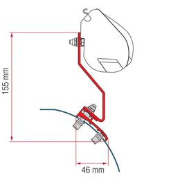 Fiamma Kit F35 - VW Caddy Maxi Lift Roof ab 2016
