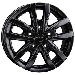 Borbet Alufelge CW5, Ducato, black matt, Heavy Chassis