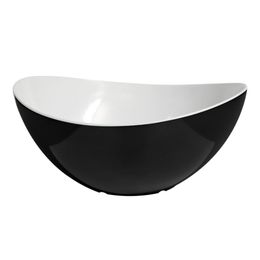 Gimex Salatsch&uuml;ssel Solid Line, schwarz/wei&szlig;