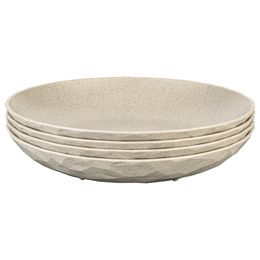 Koziol Tiefe Teller CLUB PLATE 220 4er Set, sand