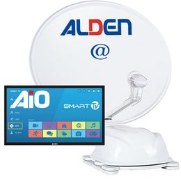 Alden Sat-Anlage AS2 60 Ultrawhite inkl. TV A.I.O. Smart 24 Zoll